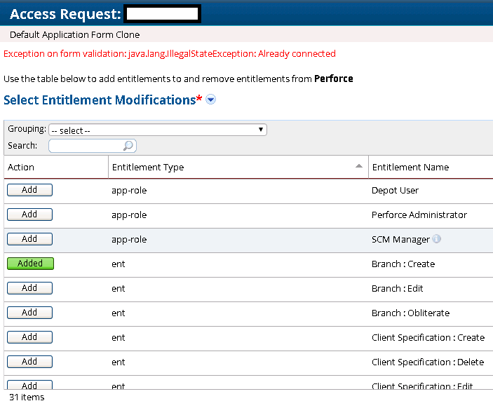 Exception On Form Validation Javalangillegalstateexception Already Connected Error In Rsa