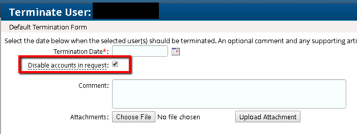 When terminating a user, the associated GoogleApps account is not disabled in RSA Identity ...