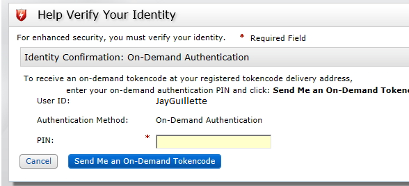 Rsa Authentication Manager 81 Sp1 On Demand Authentication Requires