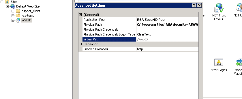Rsa Authentication Agent 7x And 8x For Web For Iis Webid