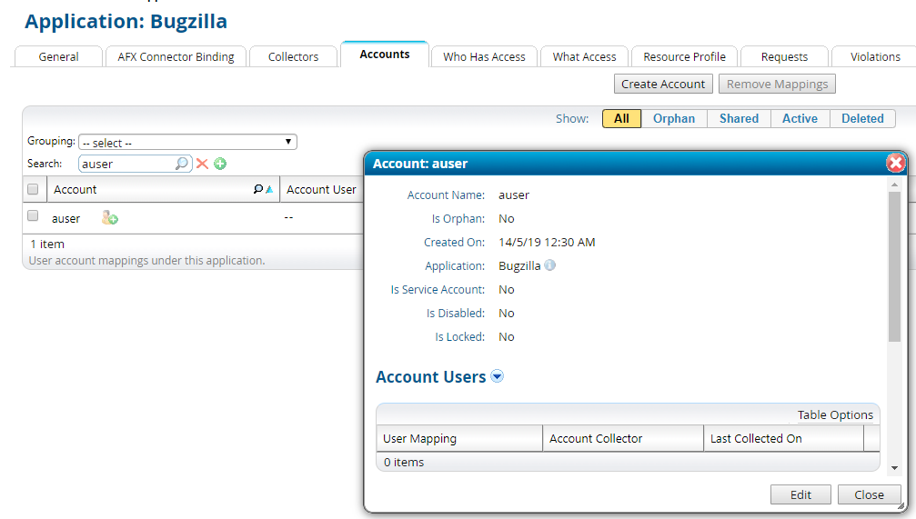 Pending accounts are not deleted after canceling the change request in RSA Identity Governance ...
