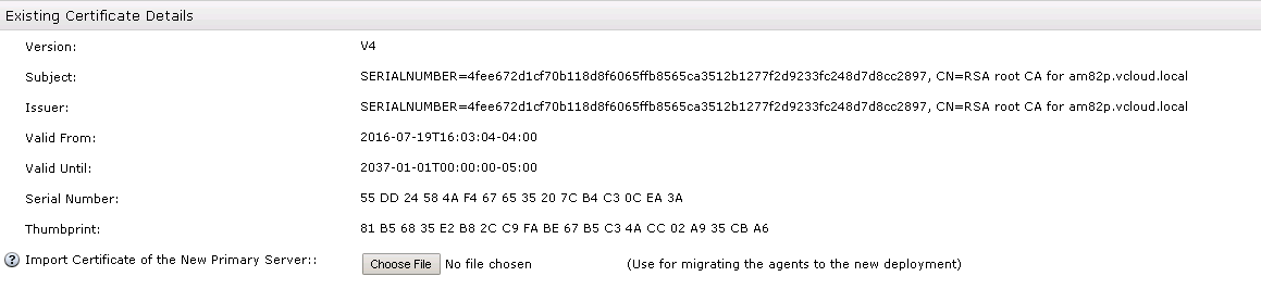 Backup Restored From Different Rsa Authentication Manager 8x