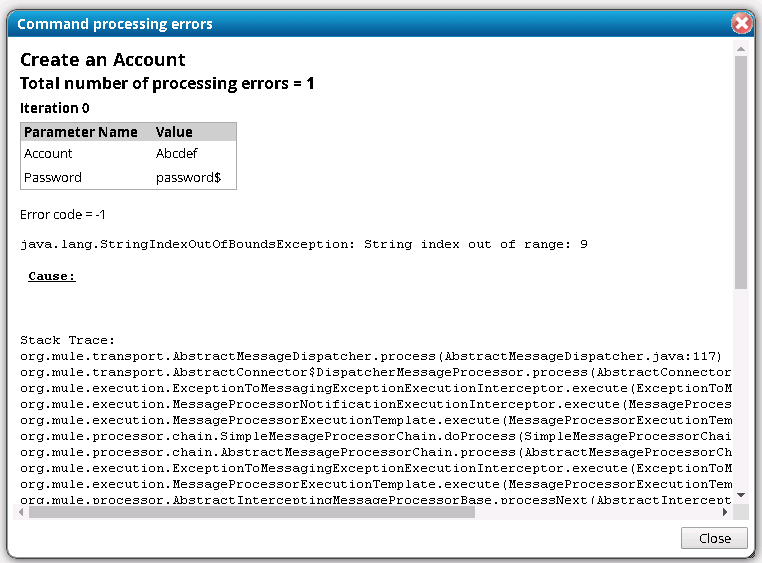 Oracle Afx Test Connector Capabilities That Have Password Parameters