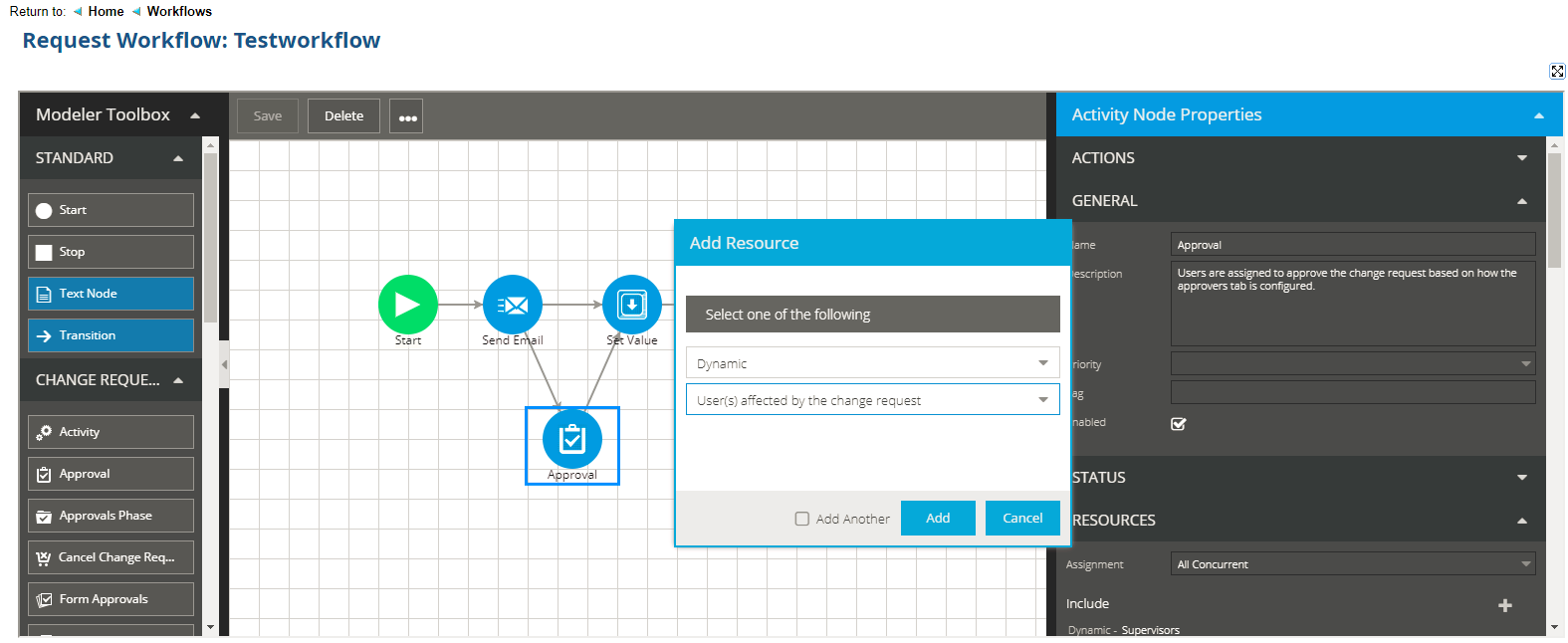 Save button in workflow does not highlight to save the changes made in the approval node of RSA ...