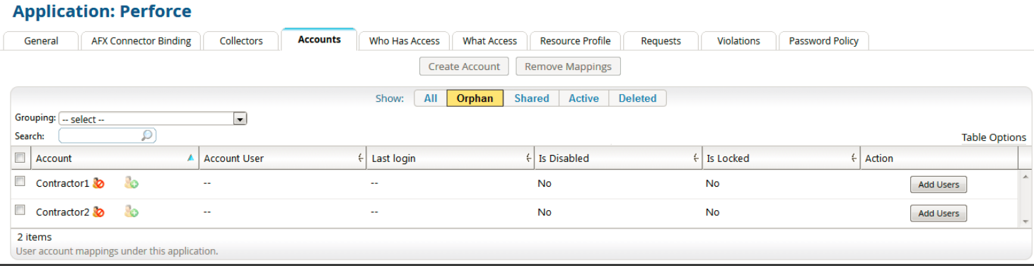 Total Orphaned Accounts Count Is Not Getting Updated After Local