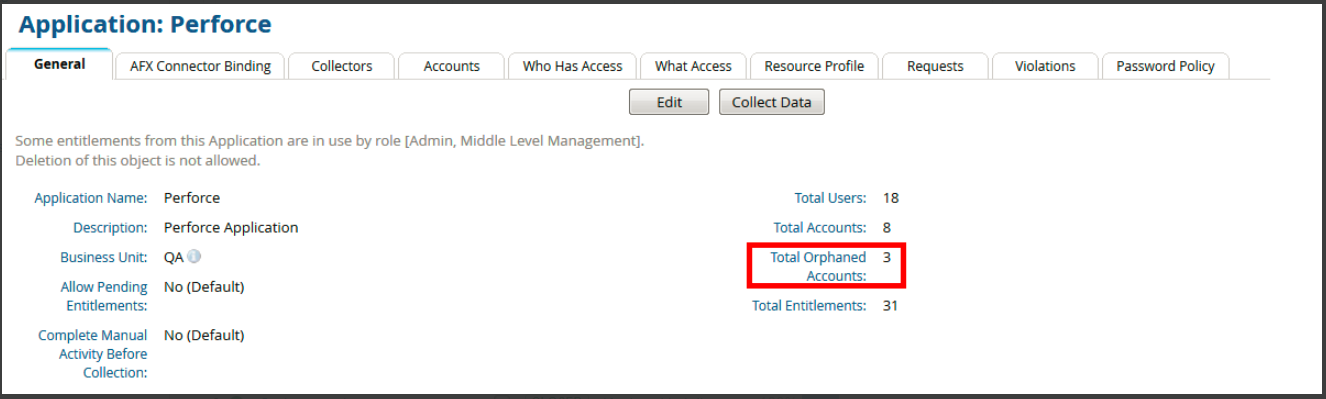 Total Orphaned Accounts Count Is Not Getting Updated After Local