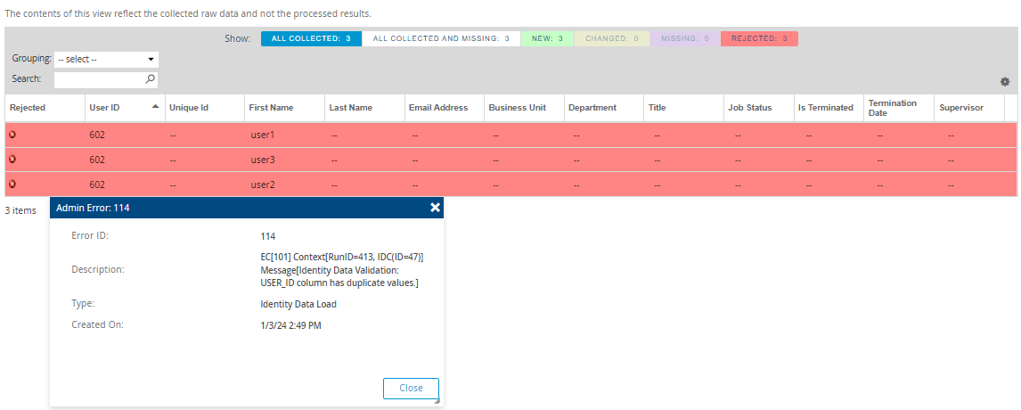 Generic Rest Collector Excludes Duplicate Records And Continue The