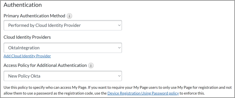 Okta Idp For My Page Rsa Ready Implementation Guide Rsa Community