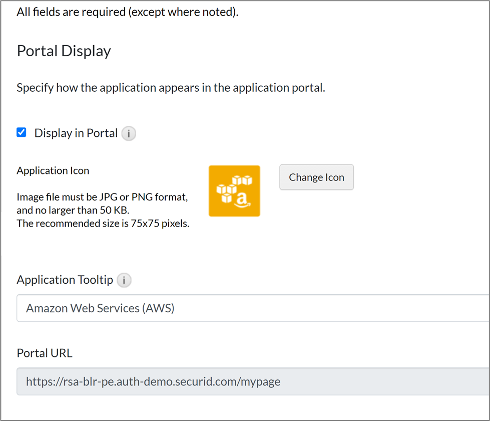 Amazon Web Services Saml My Page Sso Configuration Rsa Ready