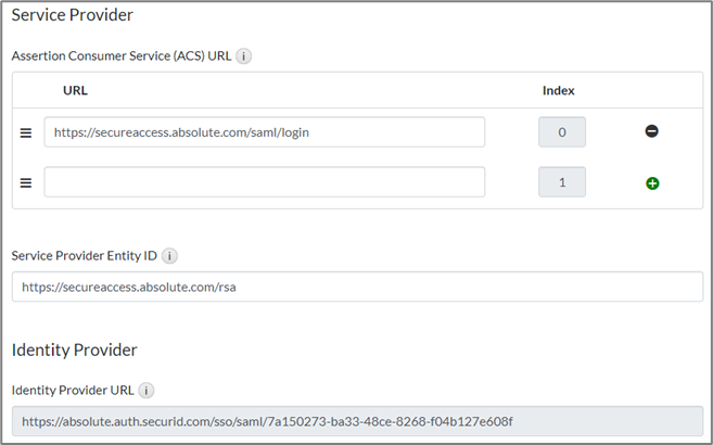 Absolute Secure Access Saml My Page Sso Configuration Rsa Ready