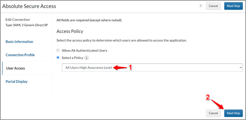 Absolute Secure Access Saml My Page Sso Configuration Rsa Ready Implementation Guide Rsa