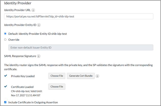 Shibboleth Idp Saml My Page Sso Configuration Rsa Ready
