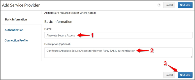 Absolute Secure Access Saml Relying Party Configuration Rsa Ready