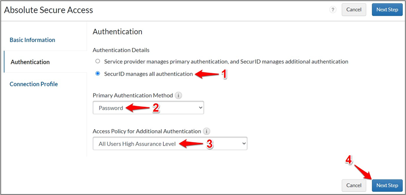 Absolute Secure Access Saml Relying Party Configuration Rsa Ready