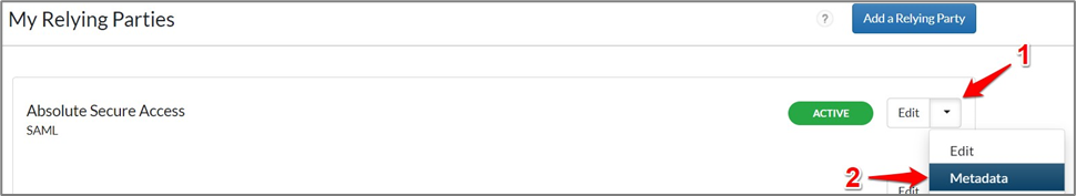 Absolute Secure Access Saml Relying Party Configuration Rsa Ready Implementation Guide Rsa