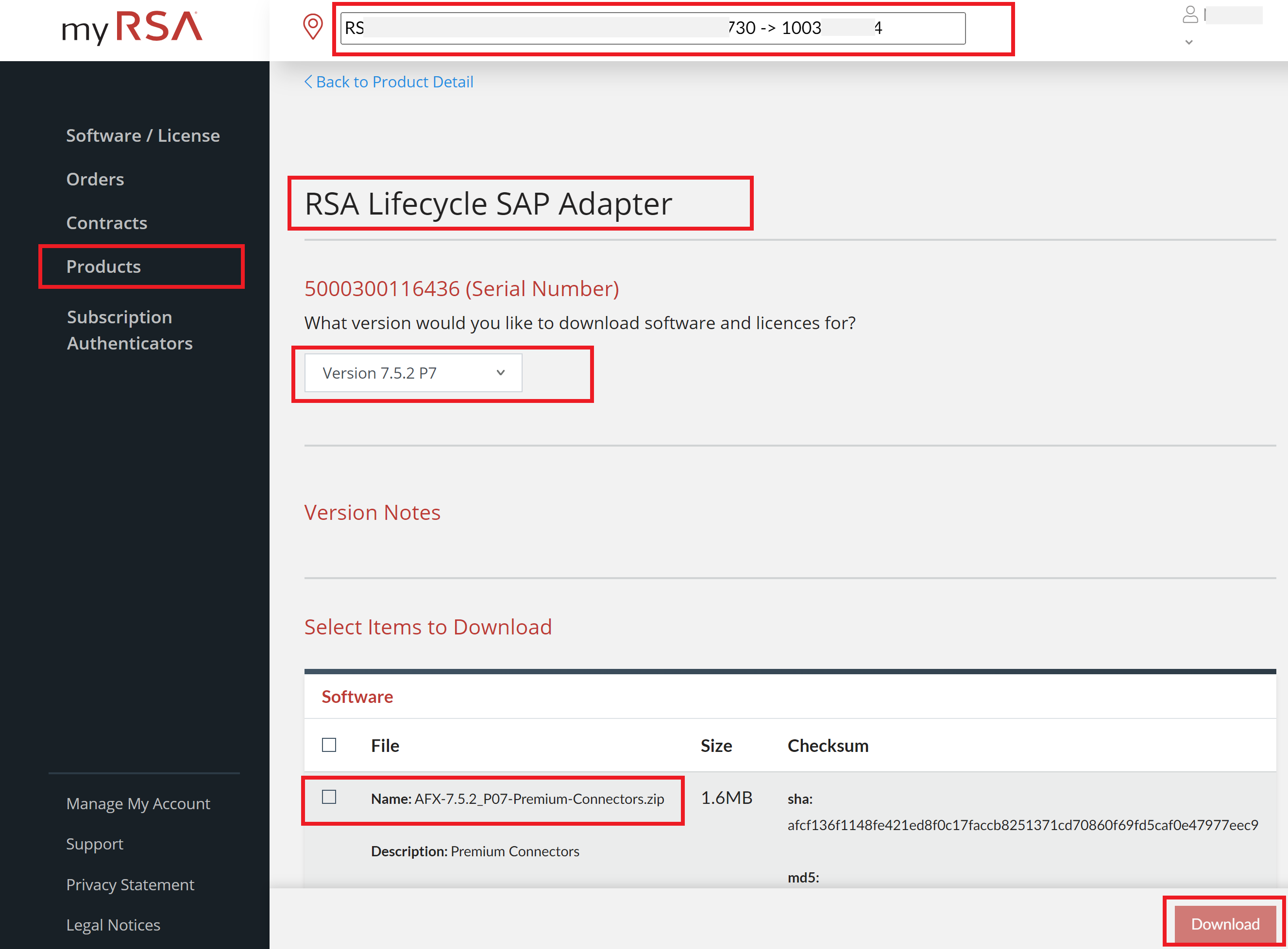 How to obtain an AFX Premium Connectors package for use with RSA Governance & Lifecycle | RSA ...