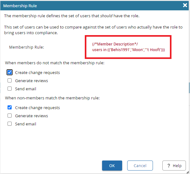 Unable To Edit Role Membership Rule In Rsa Governance And Lifecycle Rsa