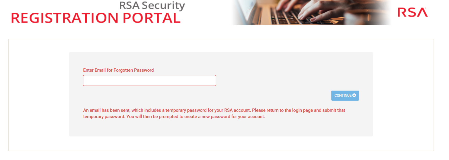 How Do I Reset The Password For My Rsa Community Account Rsa Community