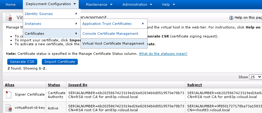 How To Manage Rsa Authentication Manager Console And Virtual Host