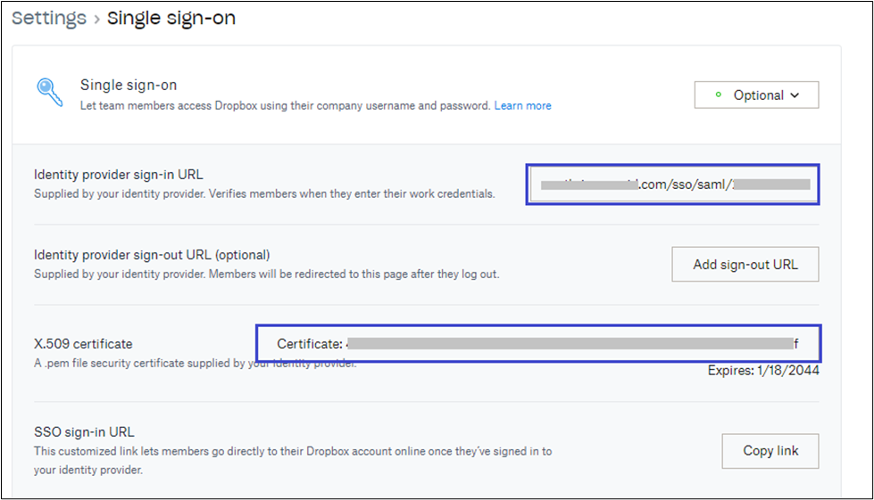 Dropbox - SAML My Page SSO Configuration - RSA Ready Implementation Guide | RSA Community