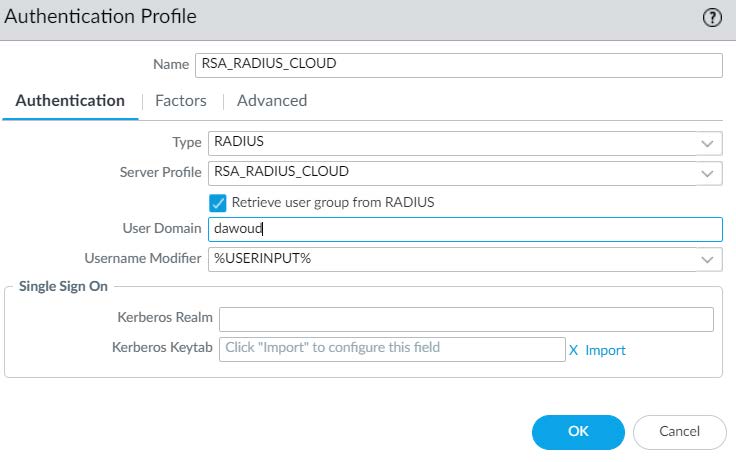 Palo Alto Ngfw 1017 Radius Configuration For Cloud Authentication