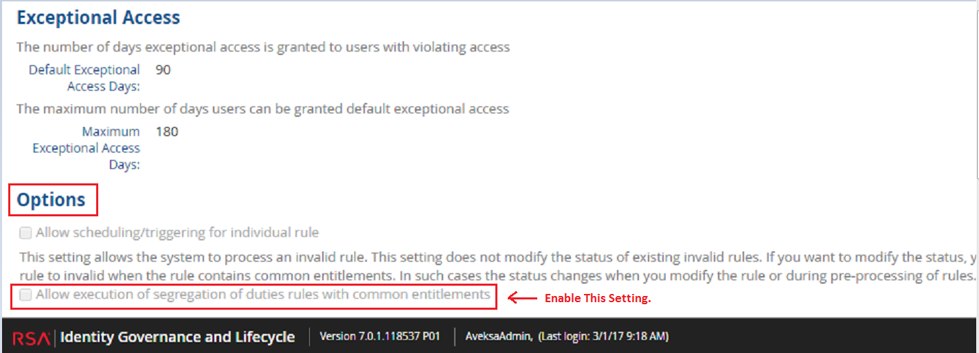 If The Rsa Identity Governance And Lifecycle Rule Status Is Invalid A