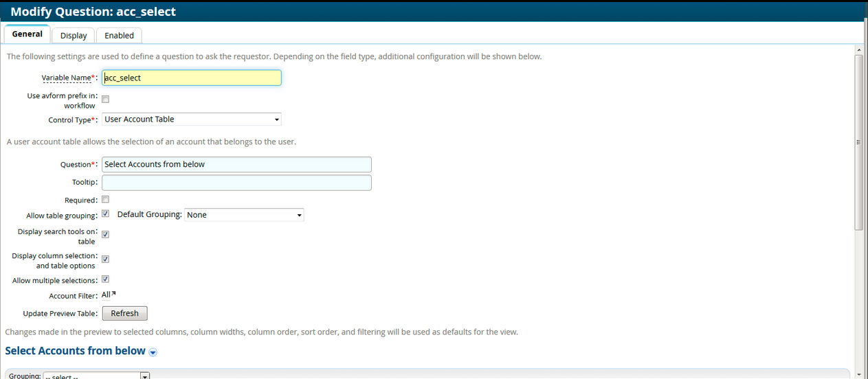 Rsa Identity Governance And Lifecycle User Account Table Control Type