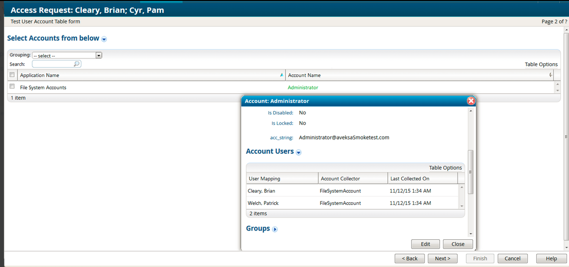 Rsa Identity Governance And Lifecycle User Account Table Control Type
