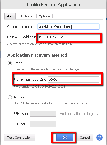 How to install and configure YourKit Java Profiler Client and Remote Agent for using in ...