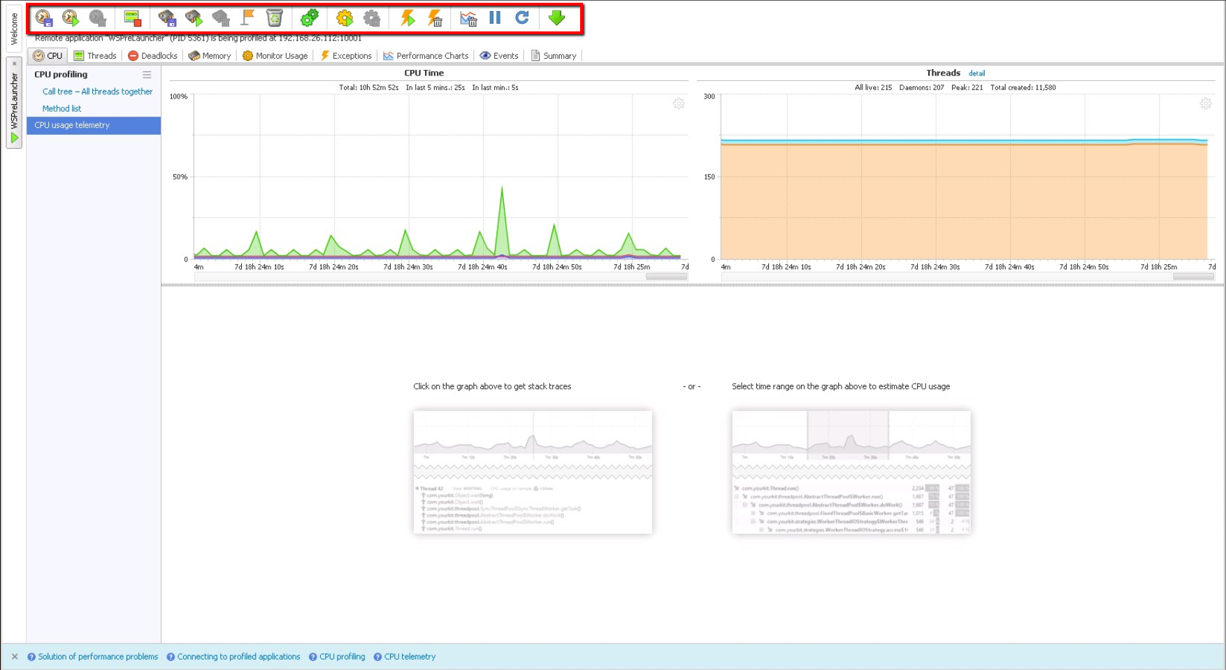 How to install and configure YourKit Java Profiler Client and Remote Agent for using in ...
