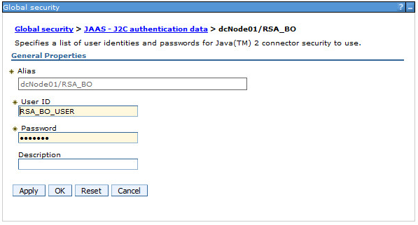 Modify Jdbc Password In Websphere 8x In Rsa Adaptive Authentication