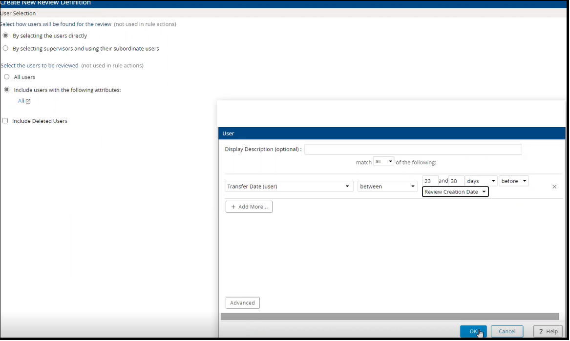 In Rsa Identity Governance And Lifecycle While Attempting To Create