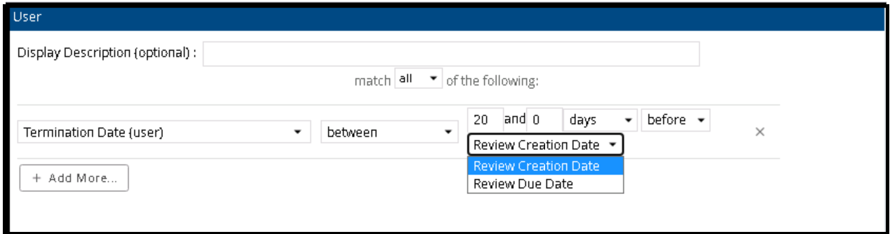 In Rsa Identity Governance And Lifecycle While Attempting To Create Modify Review Definition When