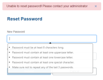 Resetting Password for LDAP Directory Server User in the Cloud Console Fails With Error “Unable ...