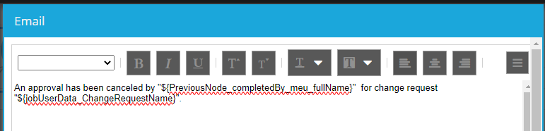 Email Is Sending Multiple Variables For Variable Previousnode