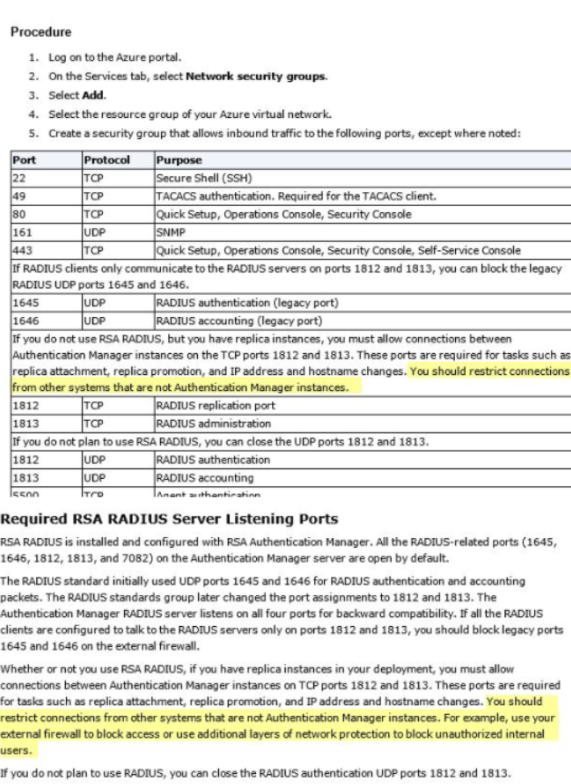 Radius Servers Replication Status Cannot Determine Status Rsa Community