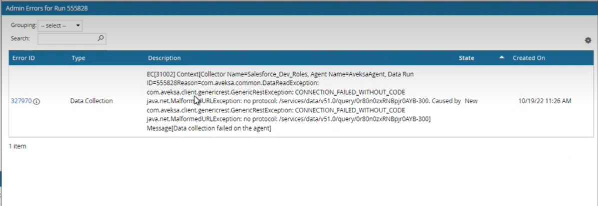 Pagination Fails By Using Base Url In A Generic Rest Salesforce Adcedc Collector In Rsa
