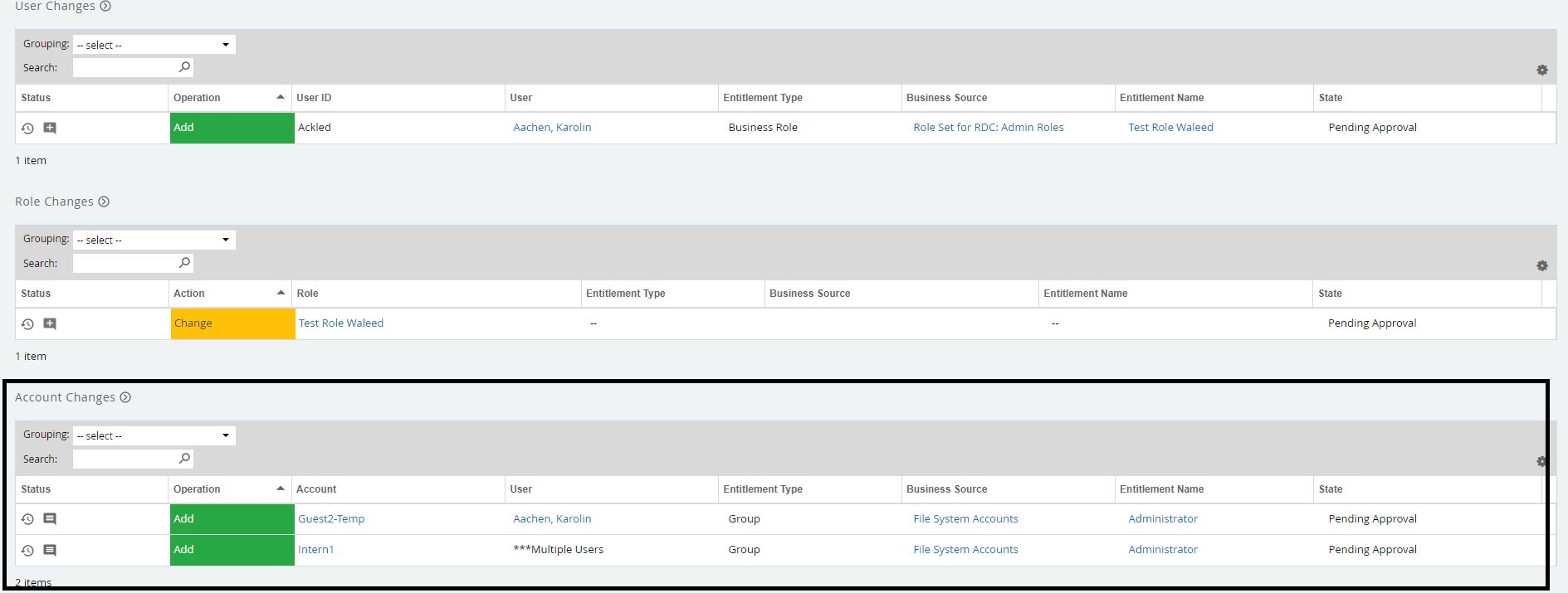 Group Entitlements Are Getting Added To Shared Accounts In Rsa