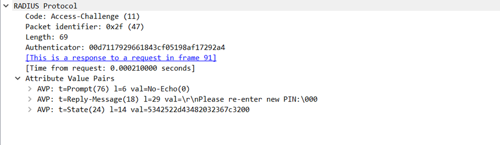 Radius Client Authentication Failed For Pintoken Profile New Pin Mode