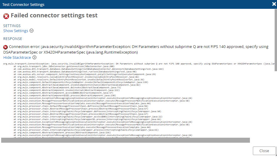 Oracle Afx Connector Message Dh Parameters Without Subprime Q Are Not