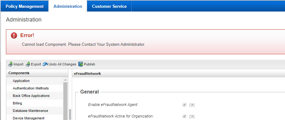 Unable To Generate Key For Seed Error While Accessing Back Office