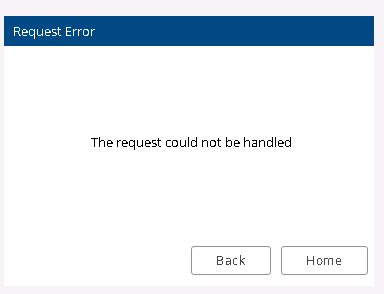 'Request could not be handled' error reverting a Role that has been moved to a different Role ...