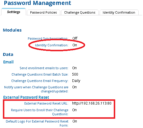 Enable password reset in RSA Identity Governance & Lifecycle | RSA ...