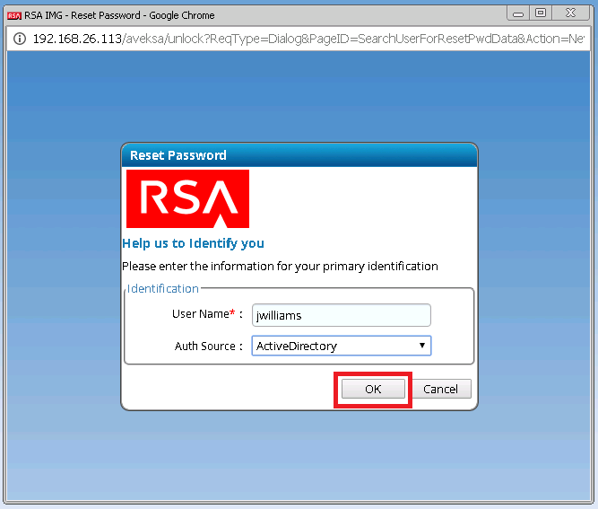 Enable Password Reset In Rsa Identity Governance And Lifecycle Rsa
