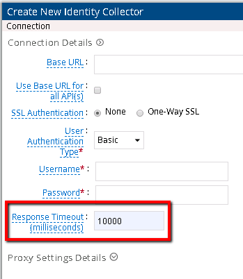 Generic REST Collector ignores the Response Timeout Setting configured ...