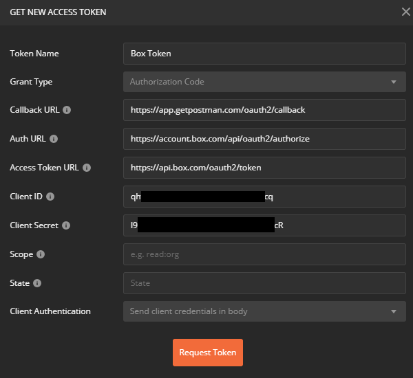 Generic Rest Collector Fails Oauth 20 When The Client Secret Is