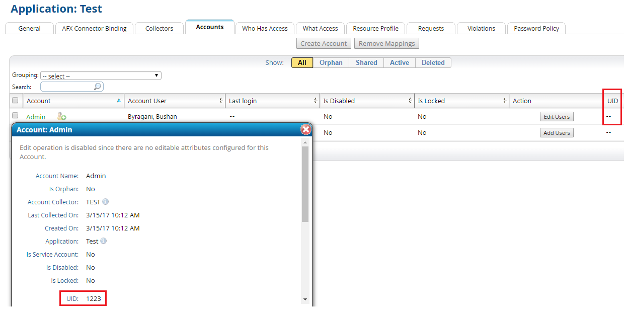 After Successful Account Data Collection Custom Account Integer