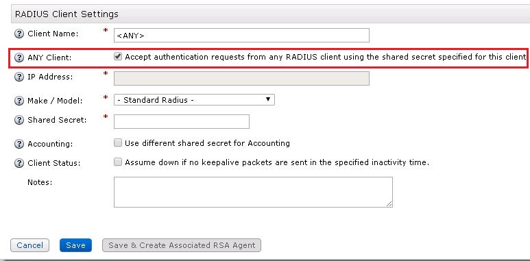 Allow A Large Number Of Radius Clients To Authenticate Without Adding