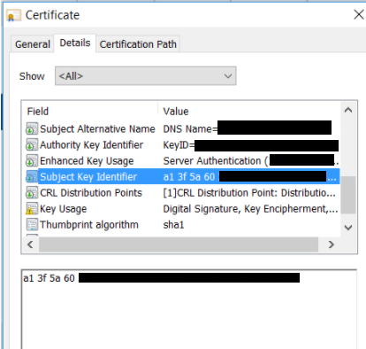 Root (Server) and Client Certificates are RFC-5280 compliant starting ...