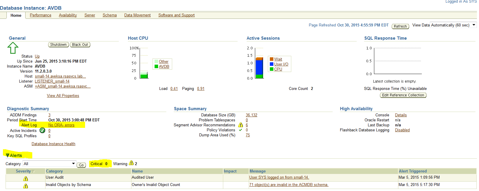 How And Why The Oracle Database Should Be Monitored In Rsa Identity